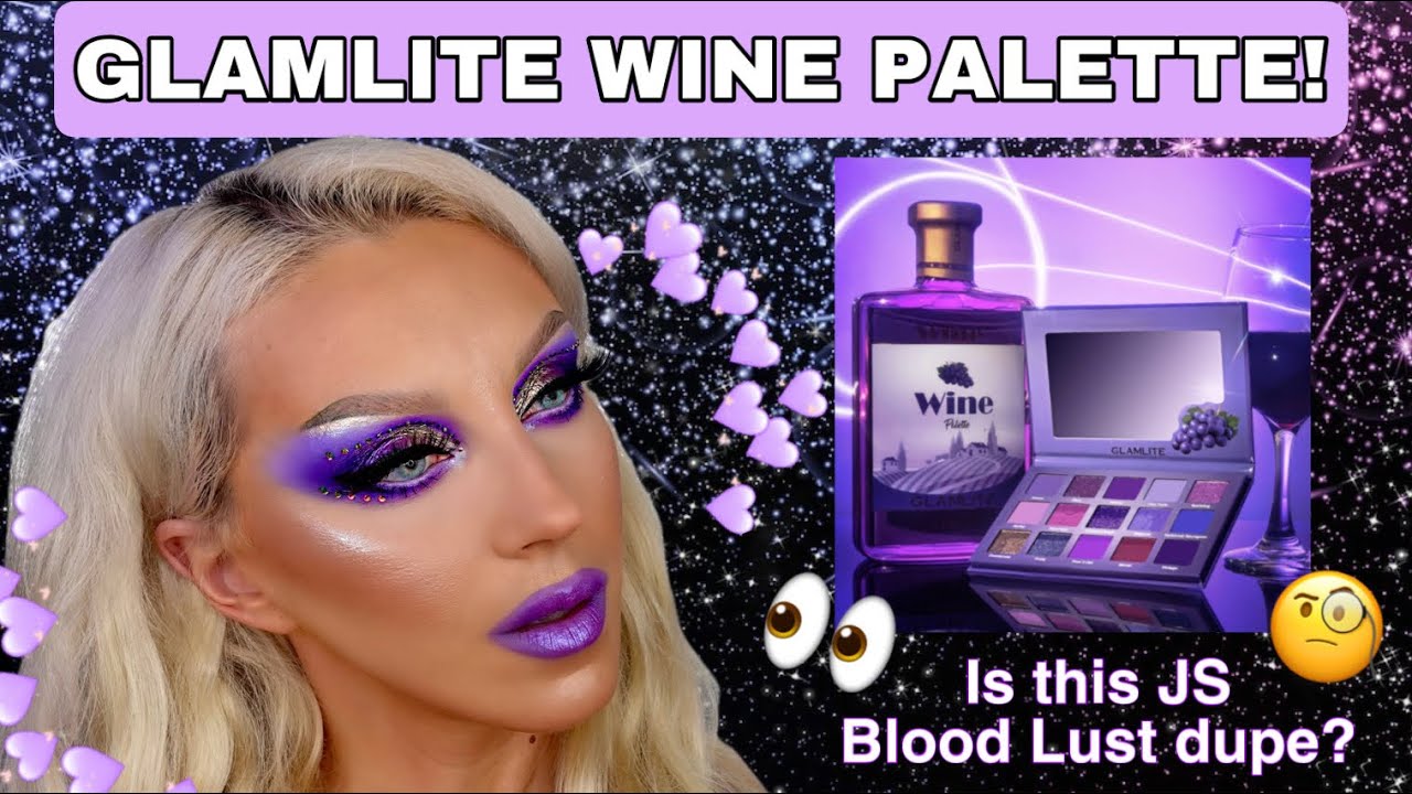 GLAMLITE HAPPY HOUR COLLECTION WINE PALETTE REVIEW, SWATCHES, TUTORIAL ...
