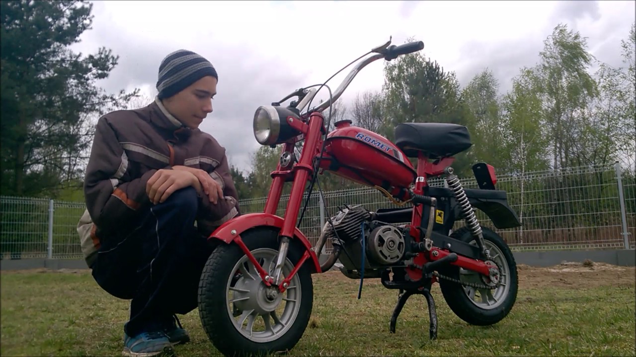 Wyprowadzamy Klasyki cz.1 Motorynka Romet Pony M2 - YouTube