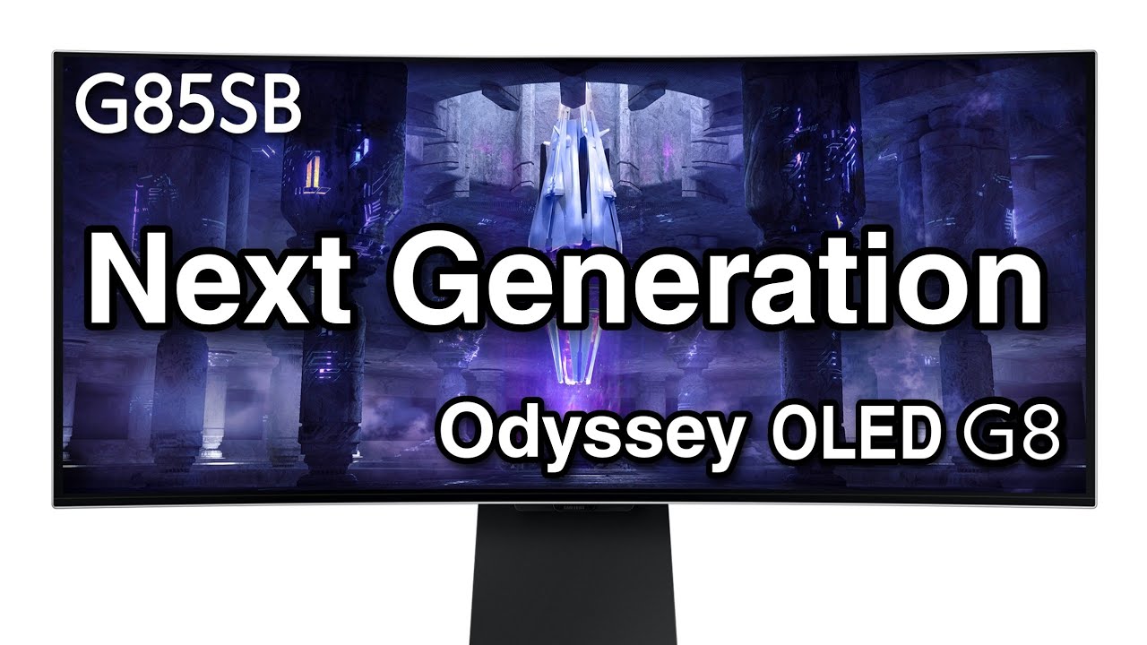 Odyssey OLED G8 Revealed! G85SB 34" UltraWide Samsung Monitor - YouTube
