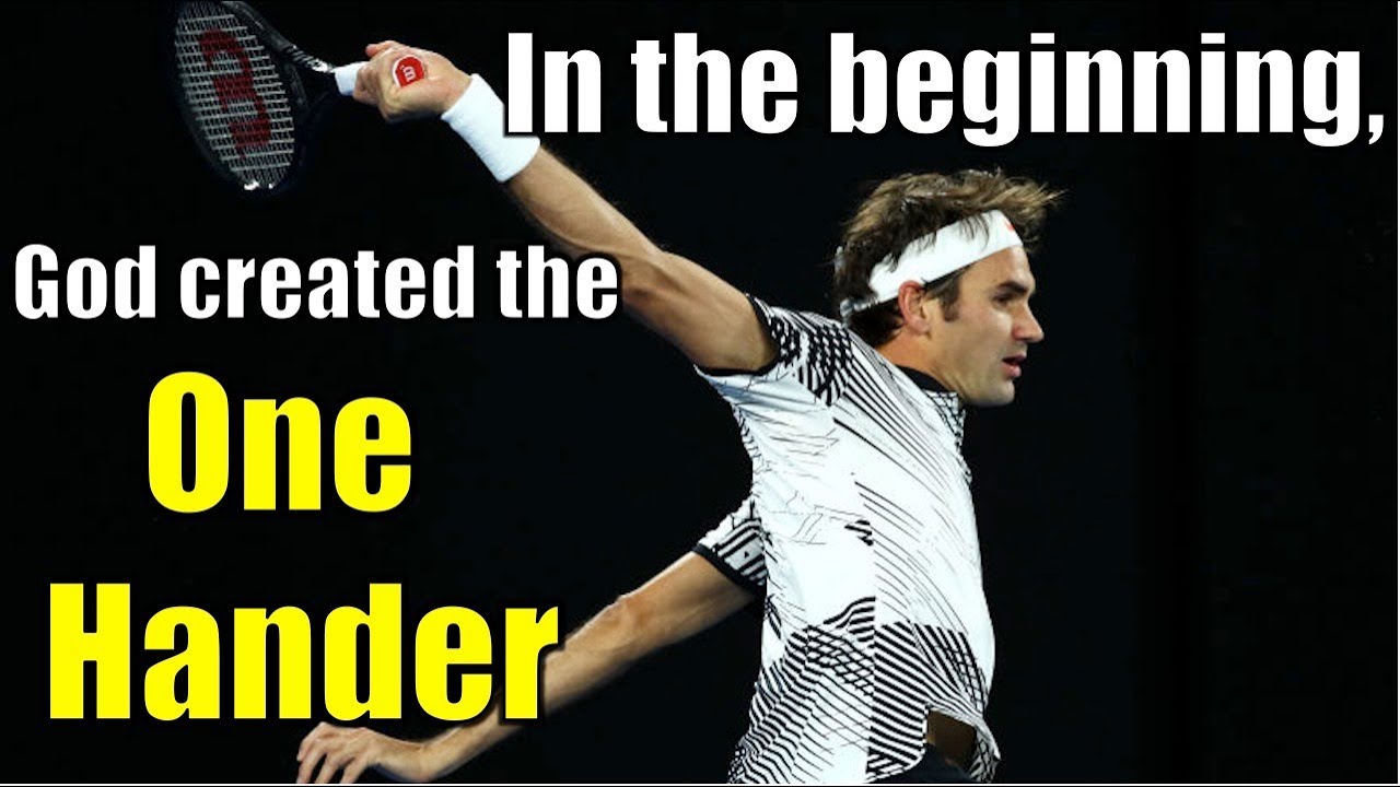 Barcelona Open preview | History & Merit of the One-Handed Backhand ...