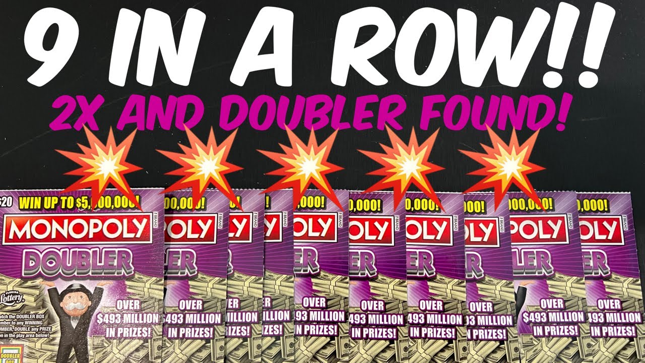 $20 Monopoly Doubler | 9 in a Row | Head Symbol and Doubler Found ...