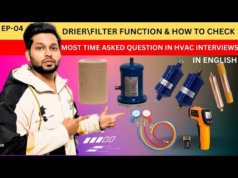 HVAC Drier/Filter Function & How to Check Drier/Filter Blockage By ...