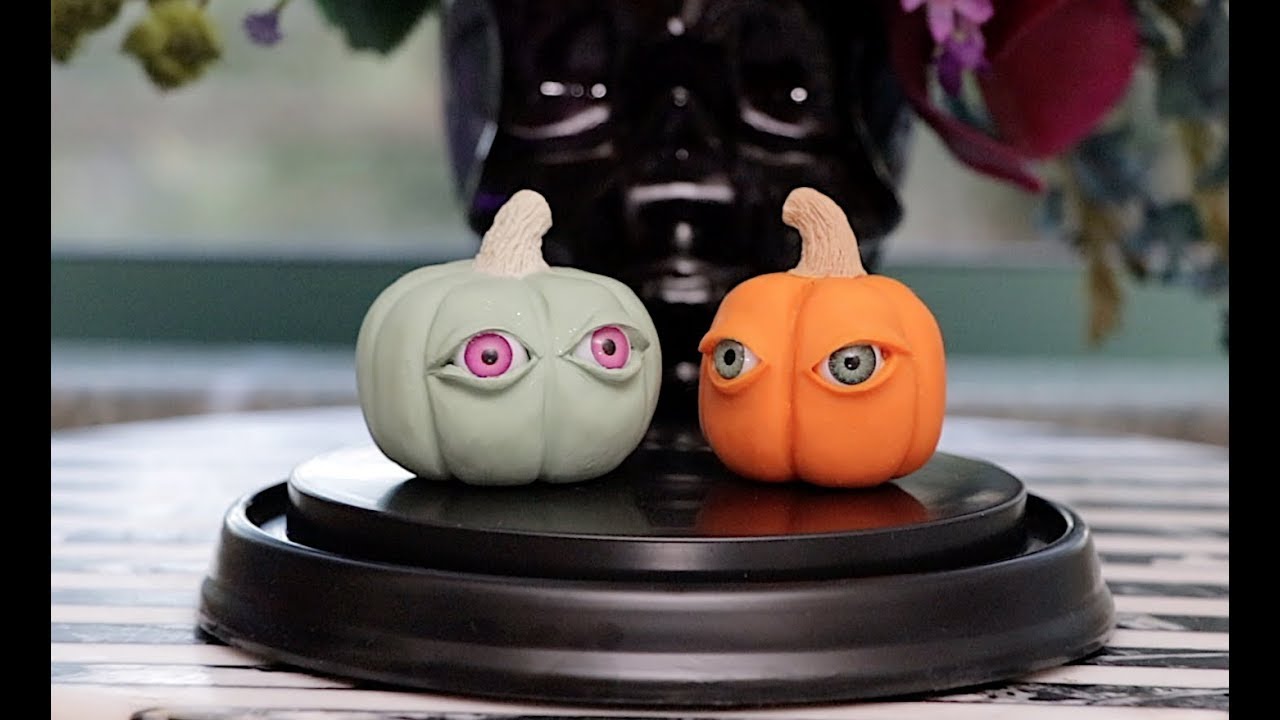 How to Carve 3D Mini Clay Pumpkins! 🎃 - YouTube