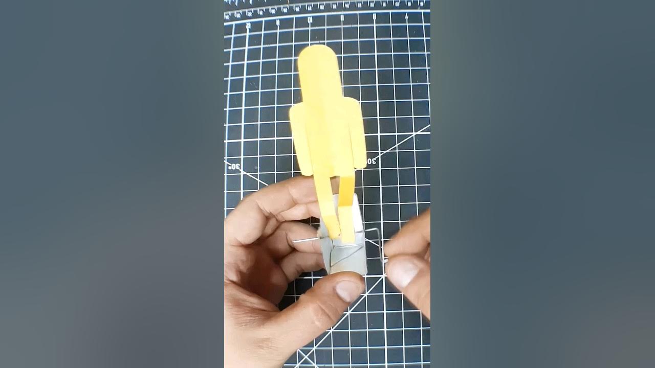 Como FAZER um incrível boneco AUTÔMATO - YouTube