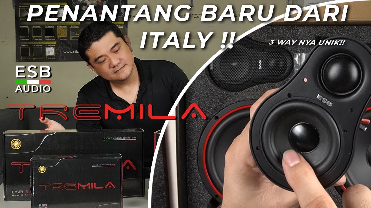 UNBOXING + SOUNDTEST!! ESB TREMILA| Si Penantang Baru Dari ITALY ...