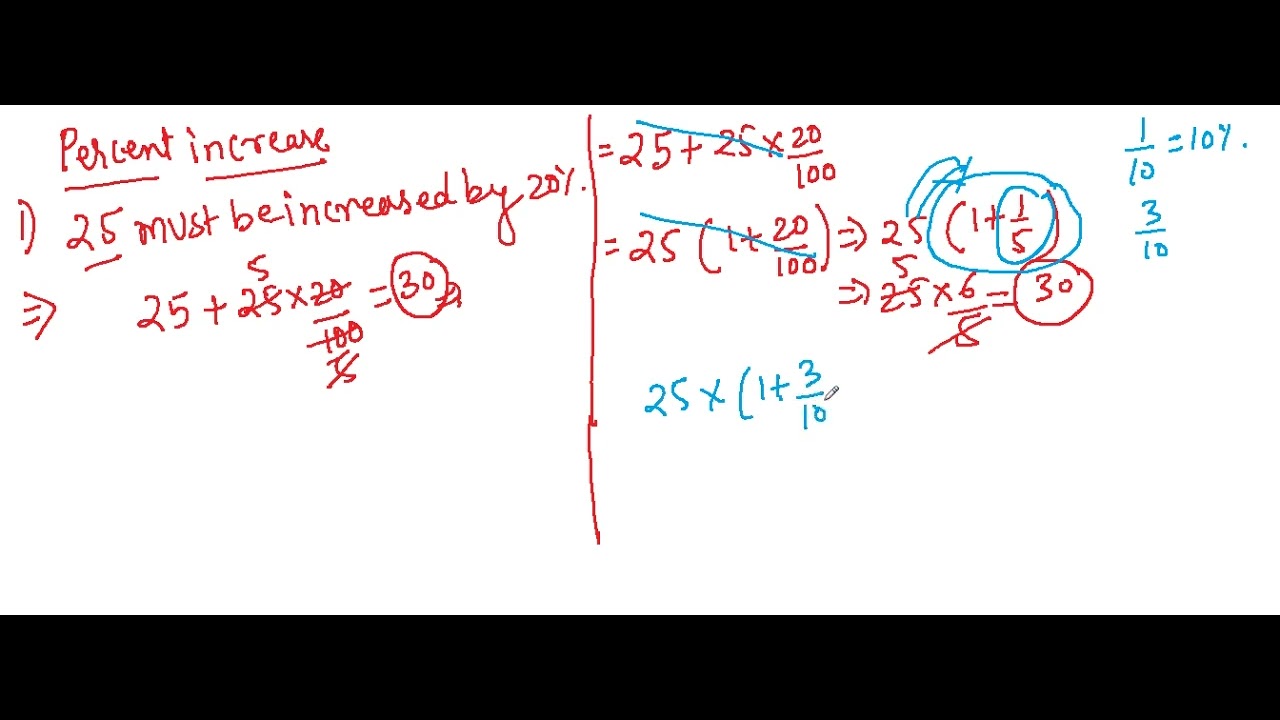 Learn Percentage from Scratch 6 - YouTube