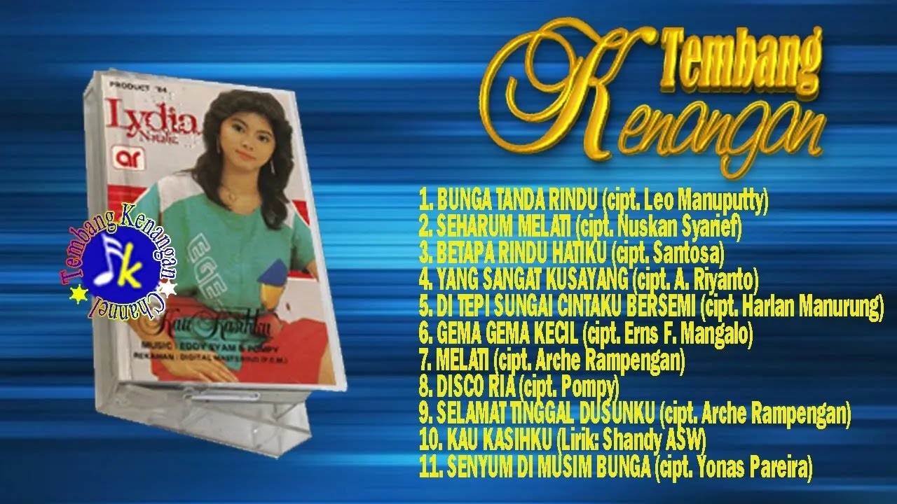 Lydia Natalia_Kau Kasihku (1984) full album - YouTube