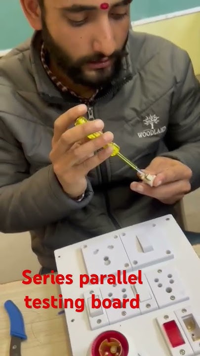 Series parallel testing board - YouTube