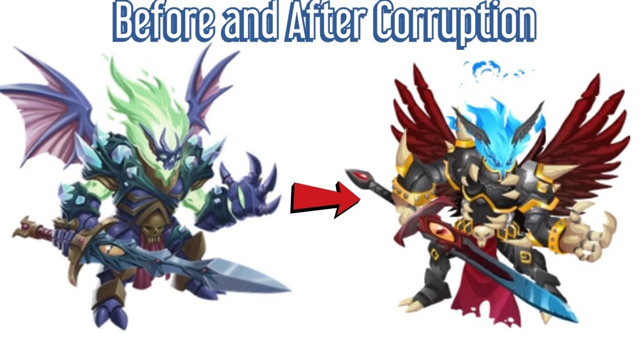 Every Corrupted Monster before Corruption‼️………. (Monster Legends after ...