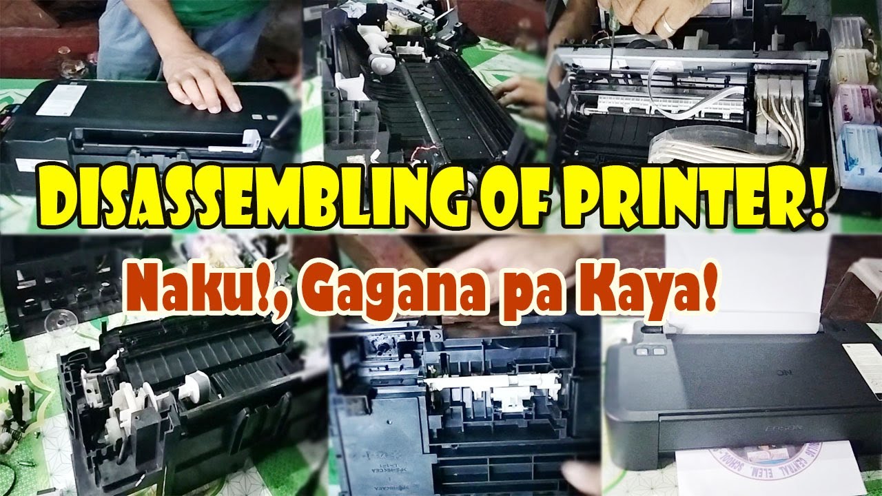 How to Disassemble an Epson L120 Printer (Step by step process) - YouTube