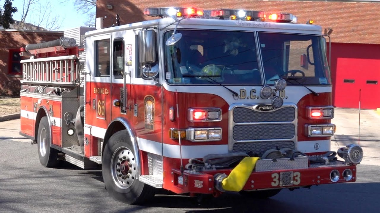 DCFD Engine 30 & Medic 30 Responding - YouTube