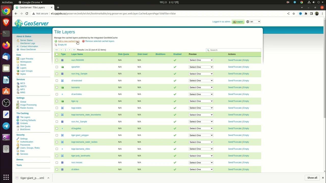 GeoServer Installation Ubuntu Linux - YouTube