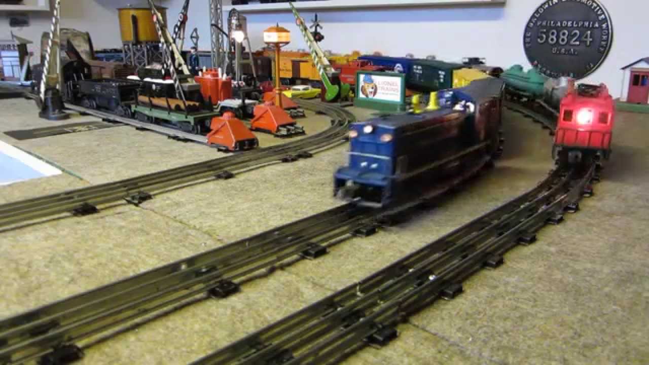 Lionel 520 pullin' six tank cars + caboose. - YouTube