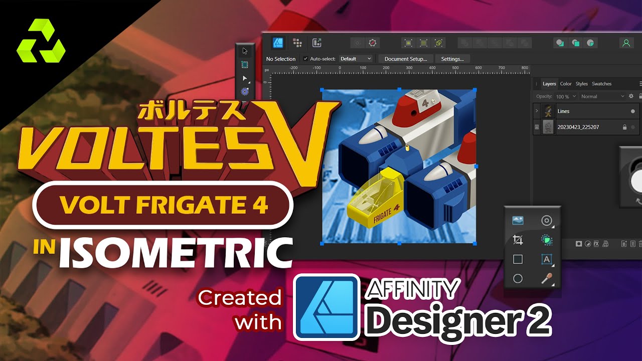 Volt Frigate 4 Isometric design in Affinity Designer 2 #voltesv | Allen ...