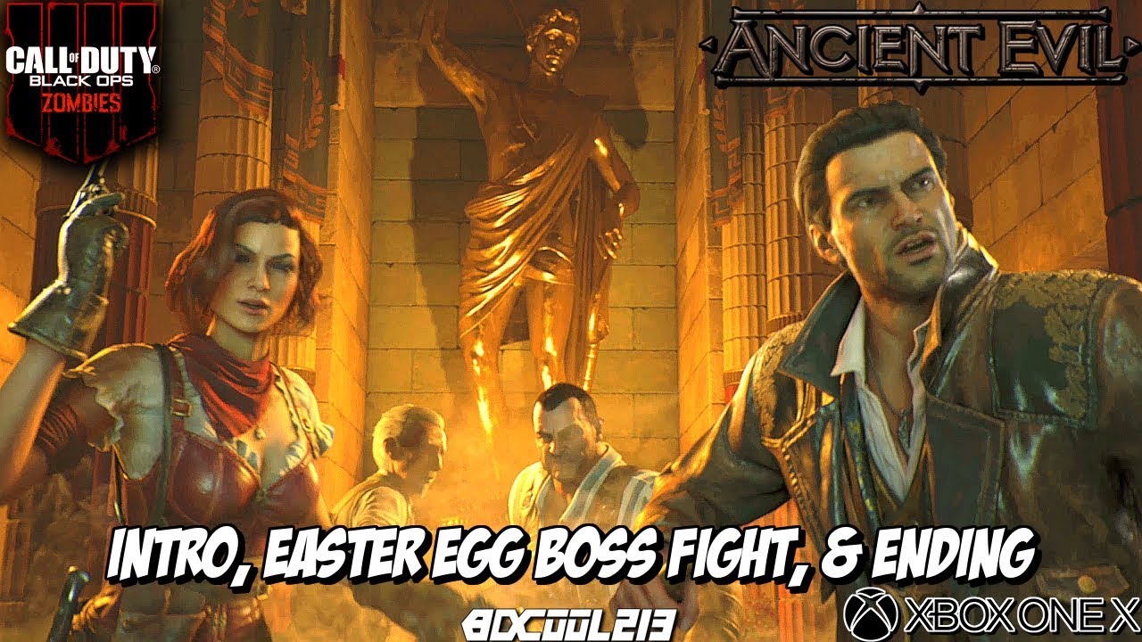 Call of Duty Black Ops 4 Zombies Ancient Evil Ending & Boss Fight - Easter Egg Gameplay - YouTube