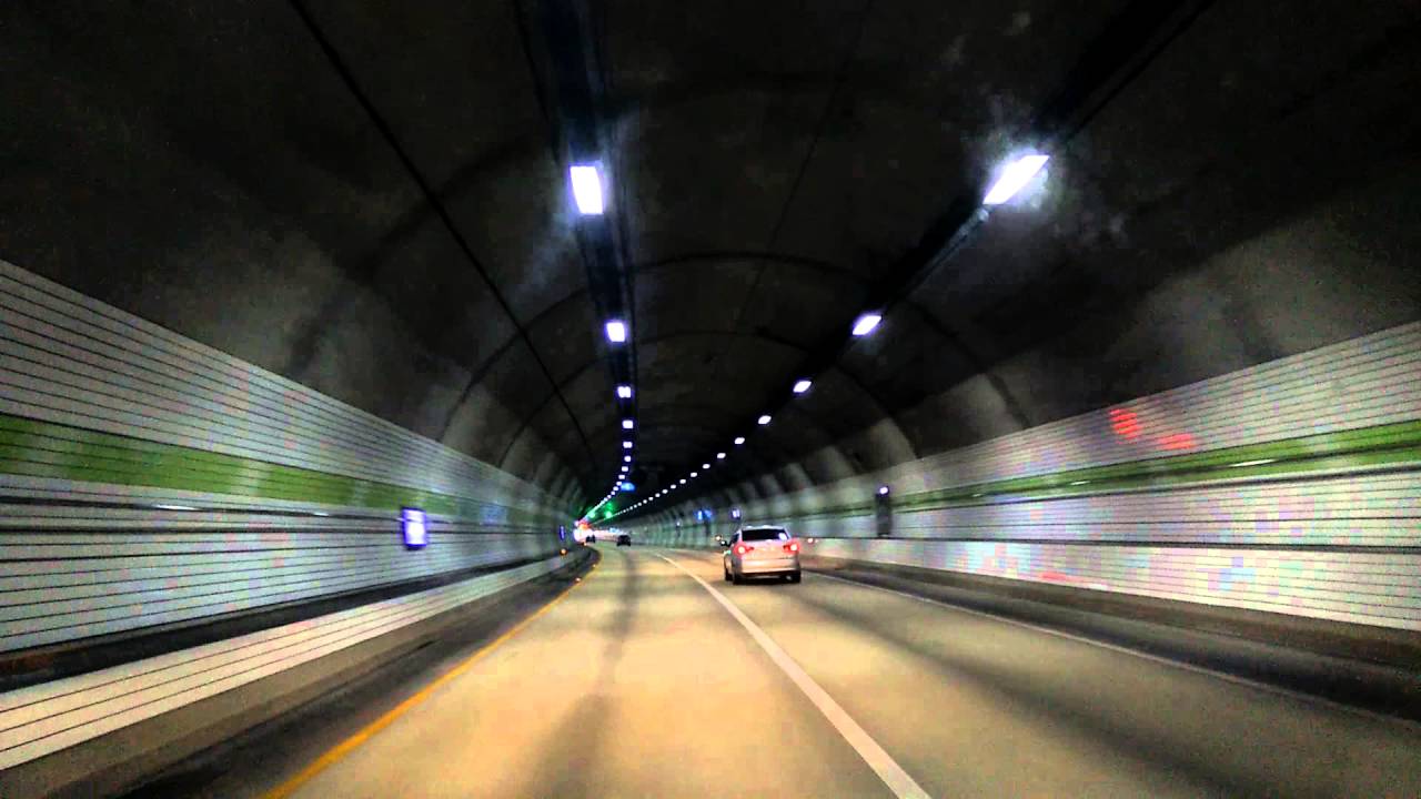 Drive through the tunnel from Busan to Geoje Island. - YouTube