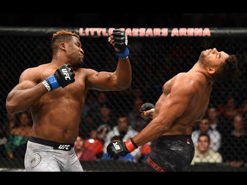 FRANCIS NGANNOU DESTROYS ALISTAIR OVEREEM WITH A THUNDEROUS  FIRST-ROUND K.O!