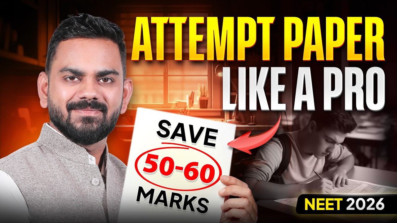 NEET 2026 Paper Attempting Strategy | Save 60+ Marks Fast 🩺 - YouTube