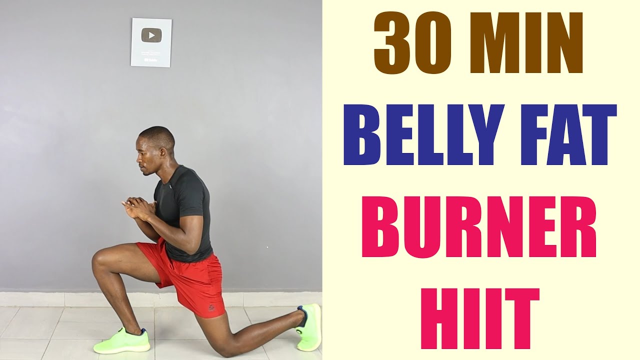 30 Minute Fat Burning HIIT Workout without Equipment/ Belly Fat Burner ...