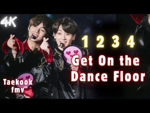 1234 Get on the Dance floor - Taekook fmv 😂💜 | Chennai Express | Hindi song 🎶| Bts edits | V & Jk 💜