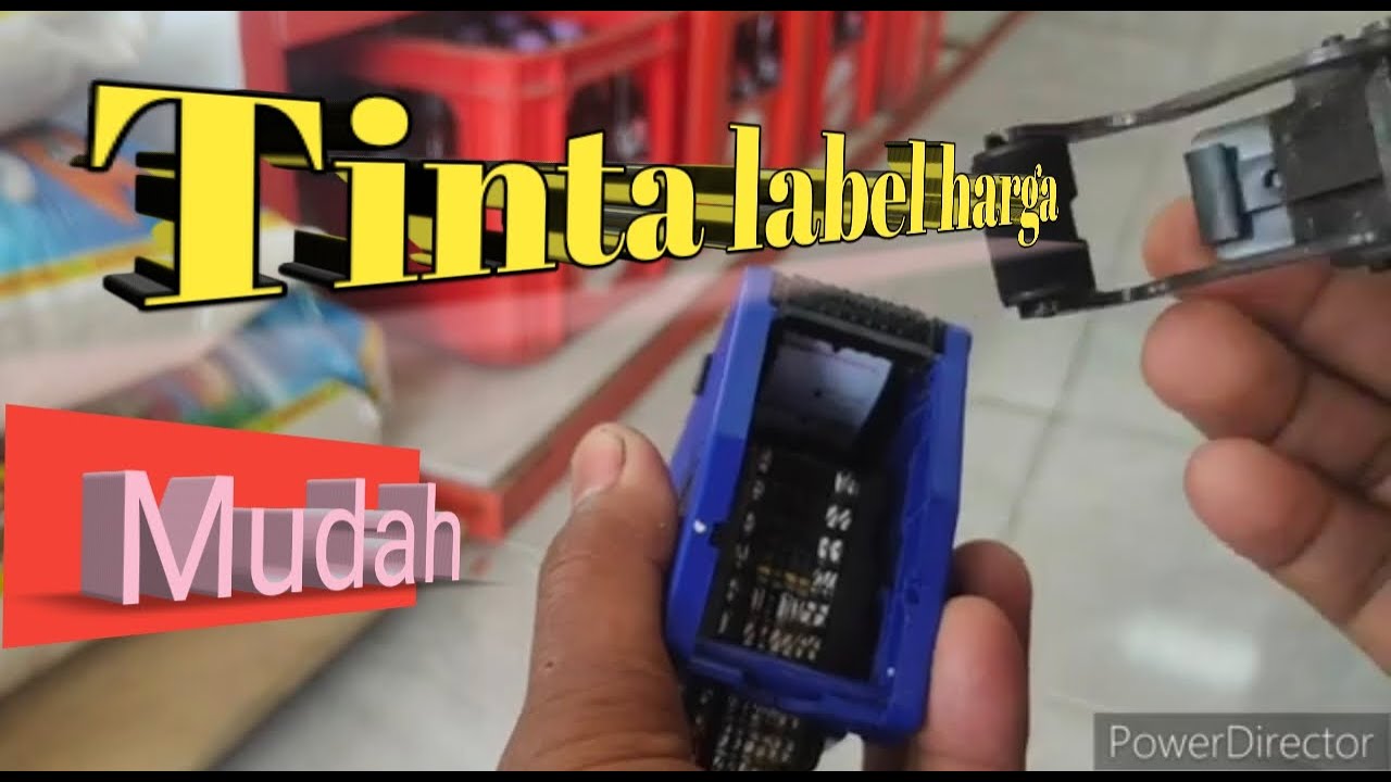 Cara mengganti tinta lebel harga merk joyko mx-5500m - YouTube