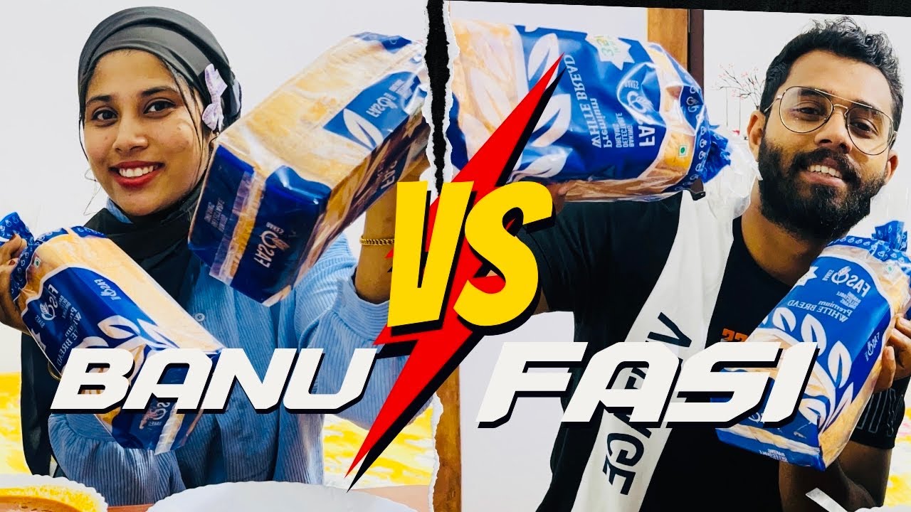 BREAD EATING CHALLENGE BANU FASI😜 - YouTube