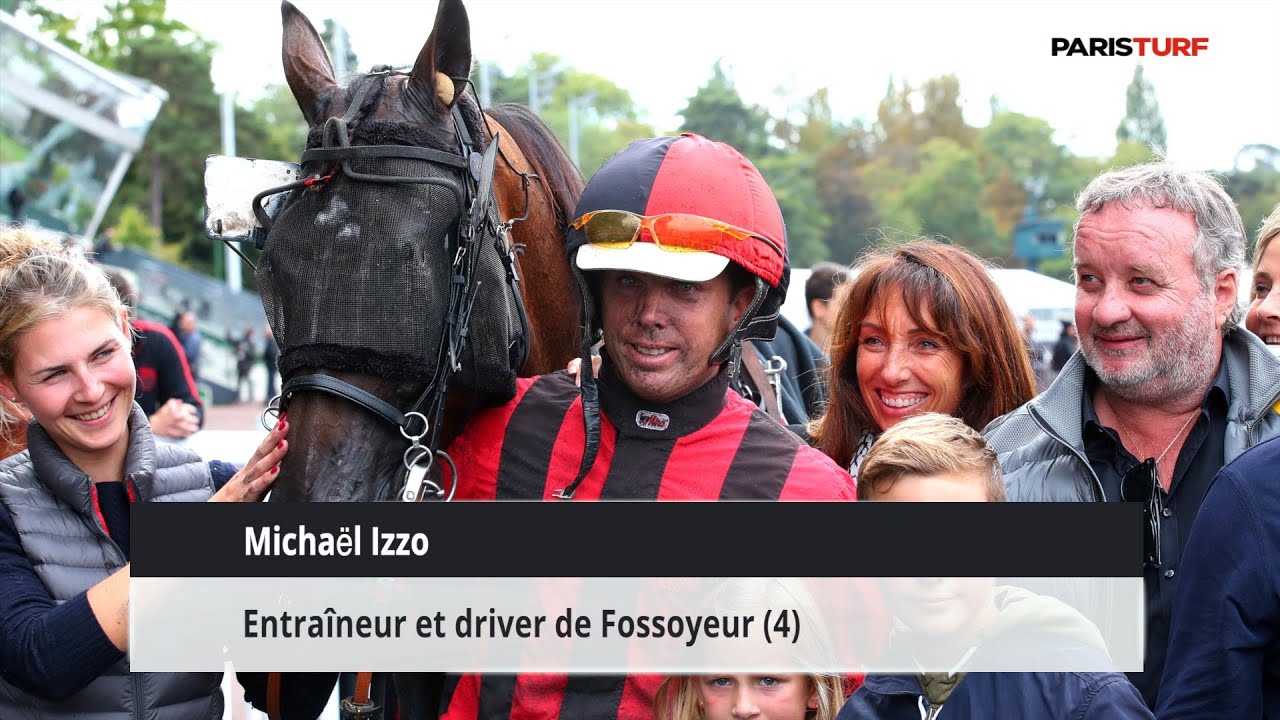 Michaël Izzo, entraîneur et driver de Fossoyeur (03/03 à Cagnes-sur-Mer ...