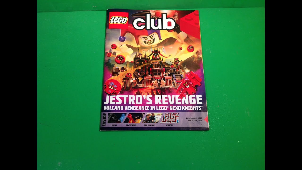 LEGO CLUB MAGAZINE JULY-AUGUST 2016-OVERVIEW - YouTube