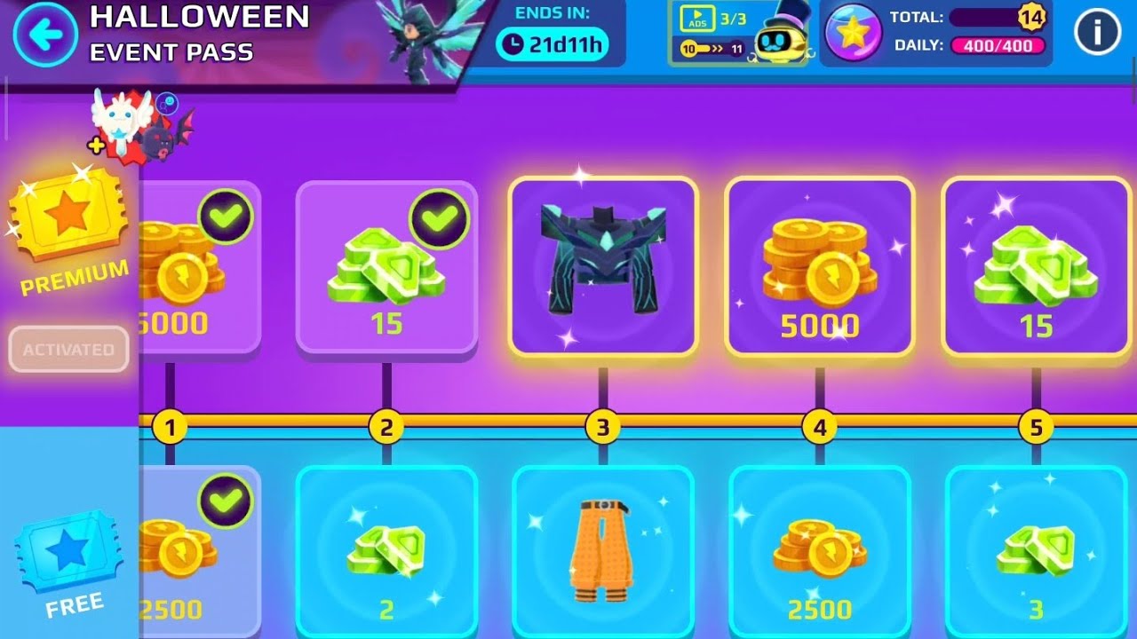 Collecting Rewards From Premium PK XD Event Pass #pkxd #pkxduniverse ...