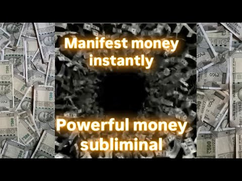 Manifest money in one listen 💰| powerful subliminal