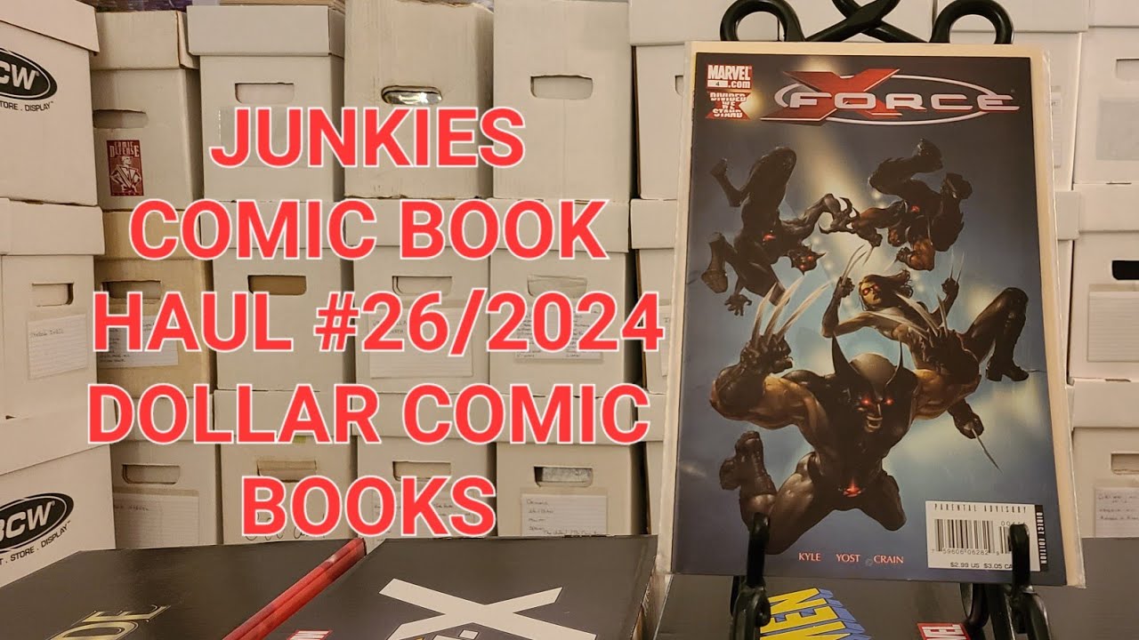JUNKIES COMIC BOOK HAUL #26 / 2024. MORE DOLLAR COMIC BOOKS! #youtube # ...