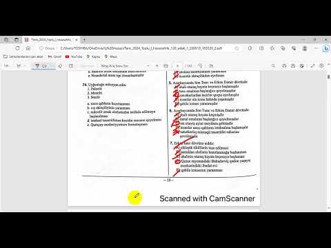Tunc və dəmir dövrü 1-28. Tarix Test Toplusu 2023