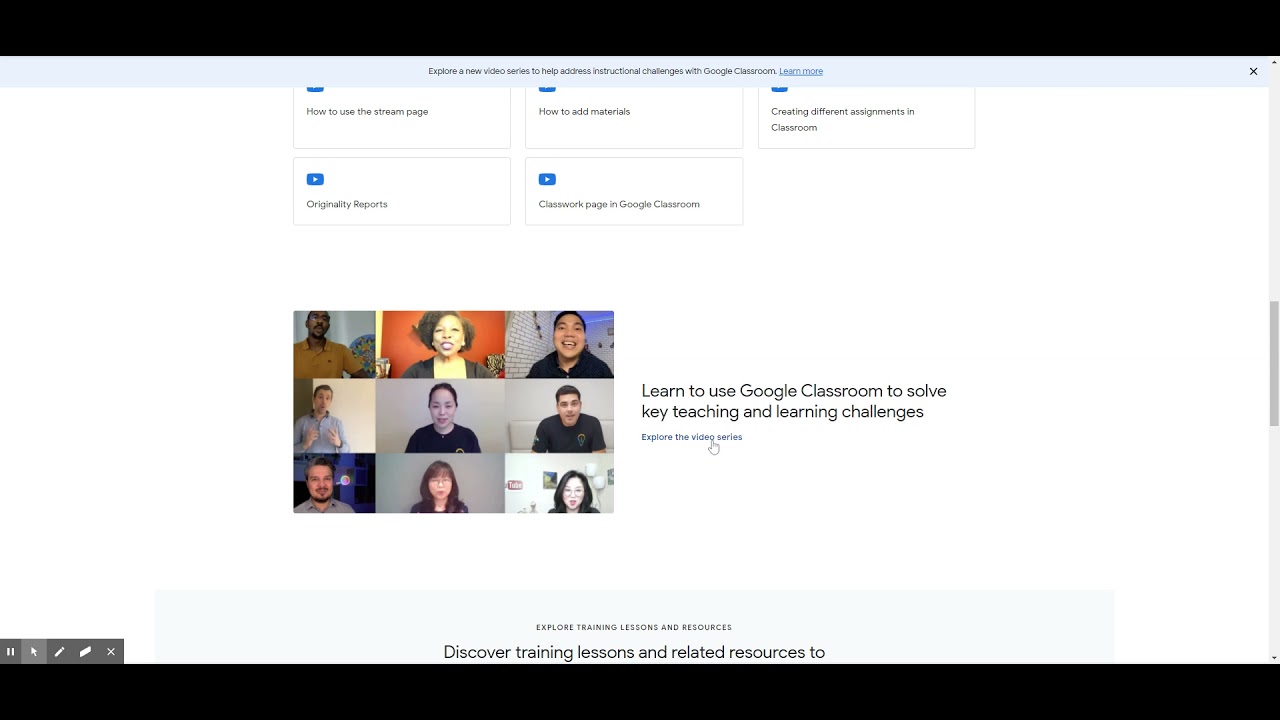 Teacher Center | Google Classroom Training - YouTube