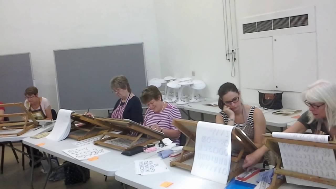 Calligraphy 3 Letter Weight - YouTube
