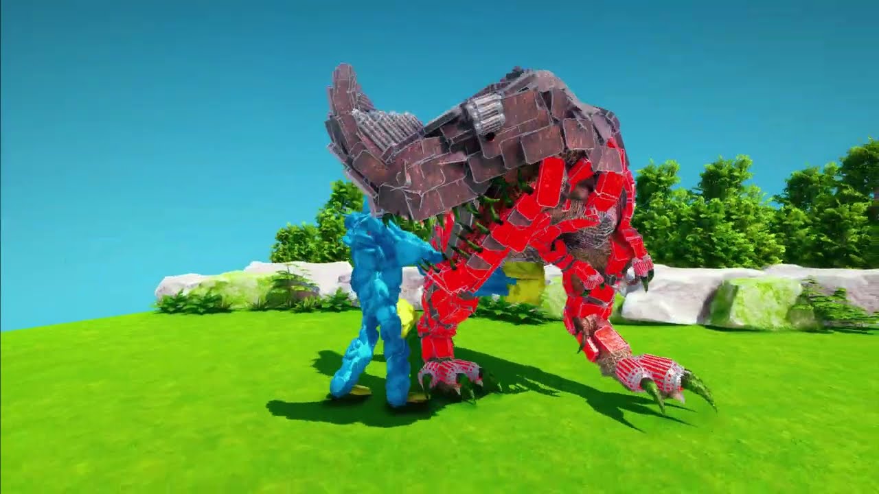 EPIC ALPHA HORNED TYRANNOSAUR - RTX Animal Revolt Battle Simulator ...