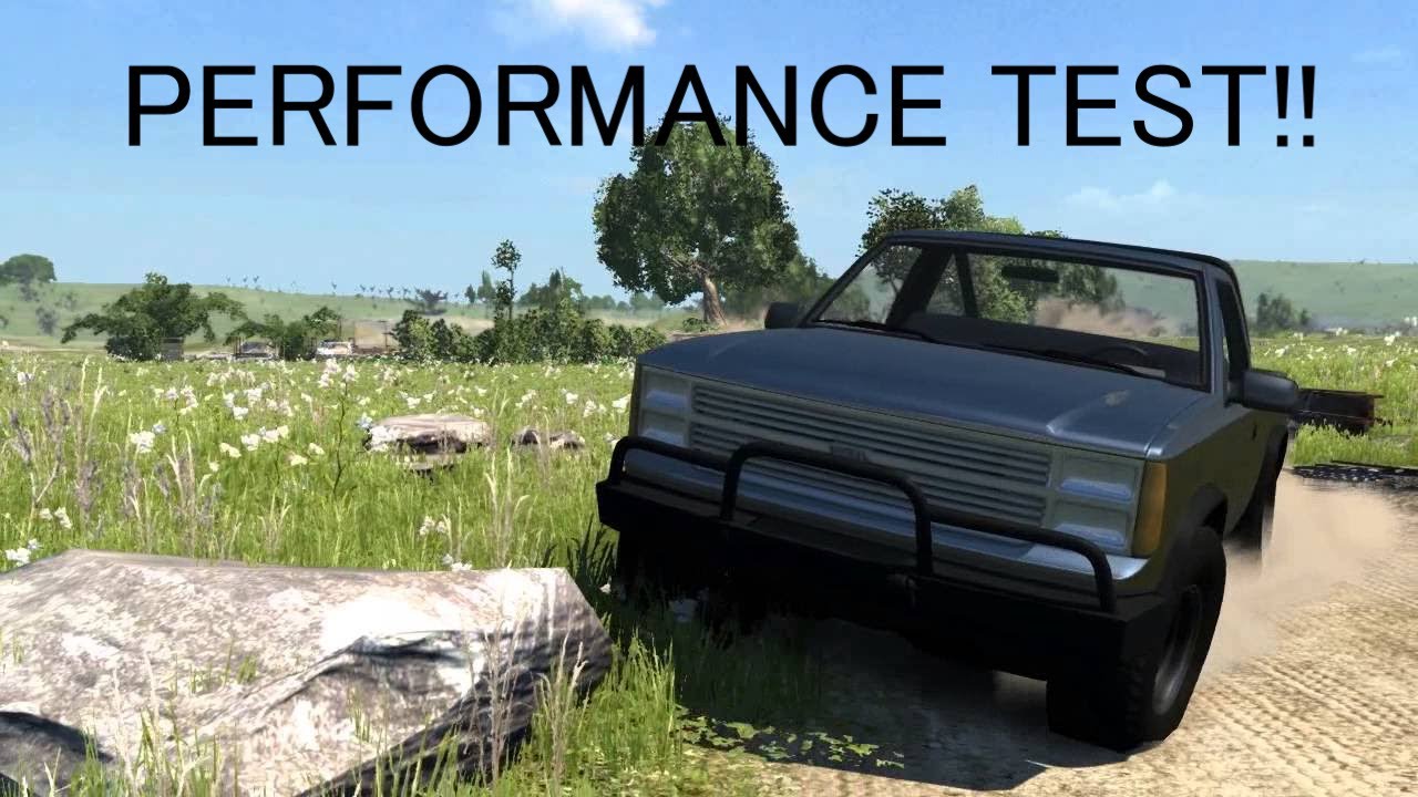 BEAMNG.DRIVE PC PERFORMANCE TEST - YouTube