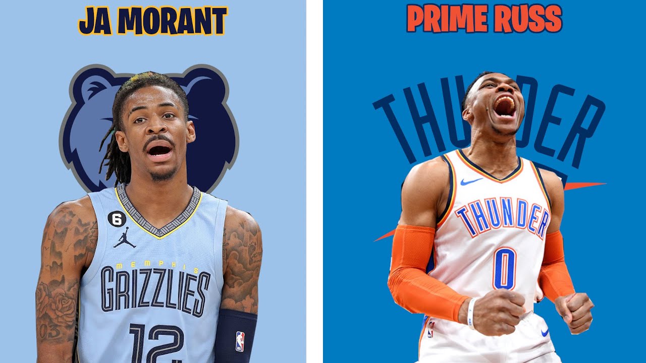 PRIME WESTBROOK vs. JA MORANT CAREER SIMULATION! (NBA 2K24 MyNBA) - YouTube