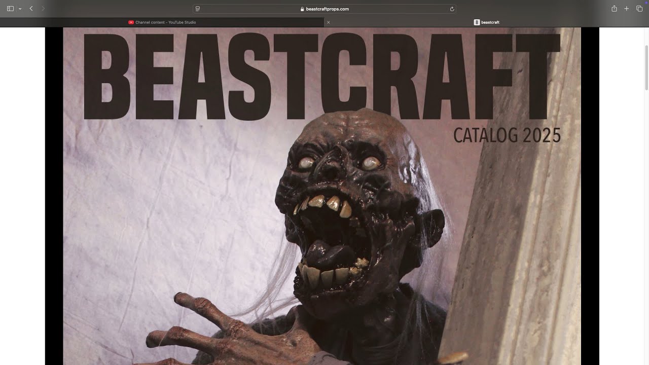 Beastcraft 2025 Halloween Animatronics and Props First Thoughts - YouTube