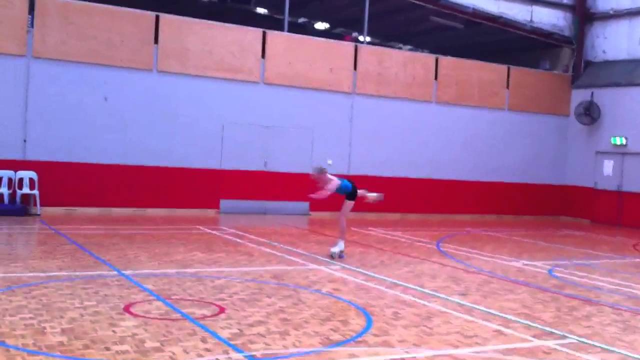 Roller skating : spin combination - YouTube