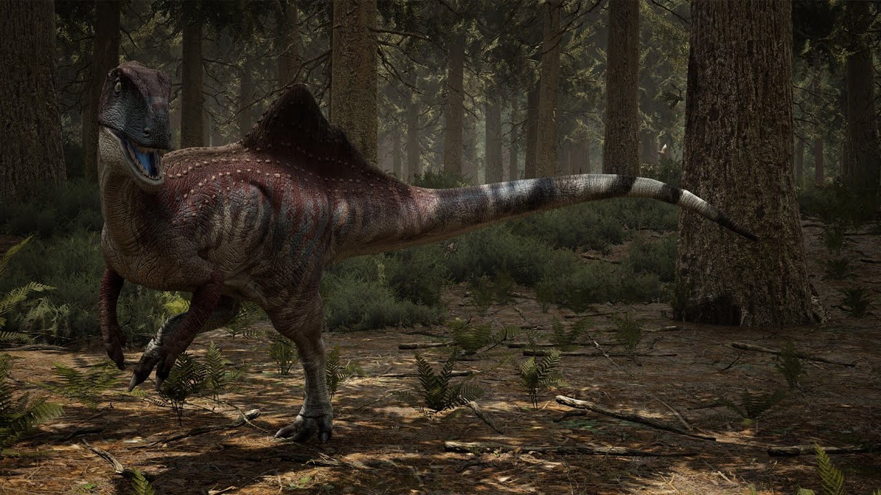 Path of Titans: WWD Realism - Concavenator hunts young barsboldia - YouTube