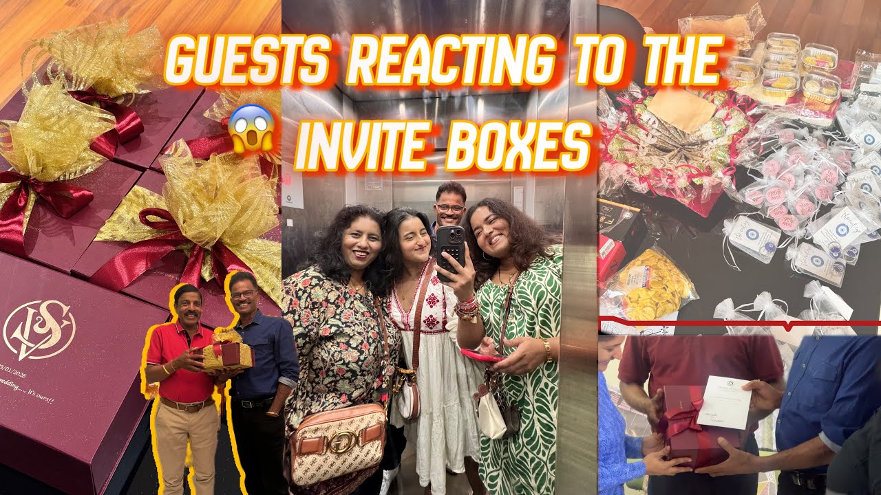 Our guests reaction to the Boxes🥹🤭💍| *wholesome* - YouTube