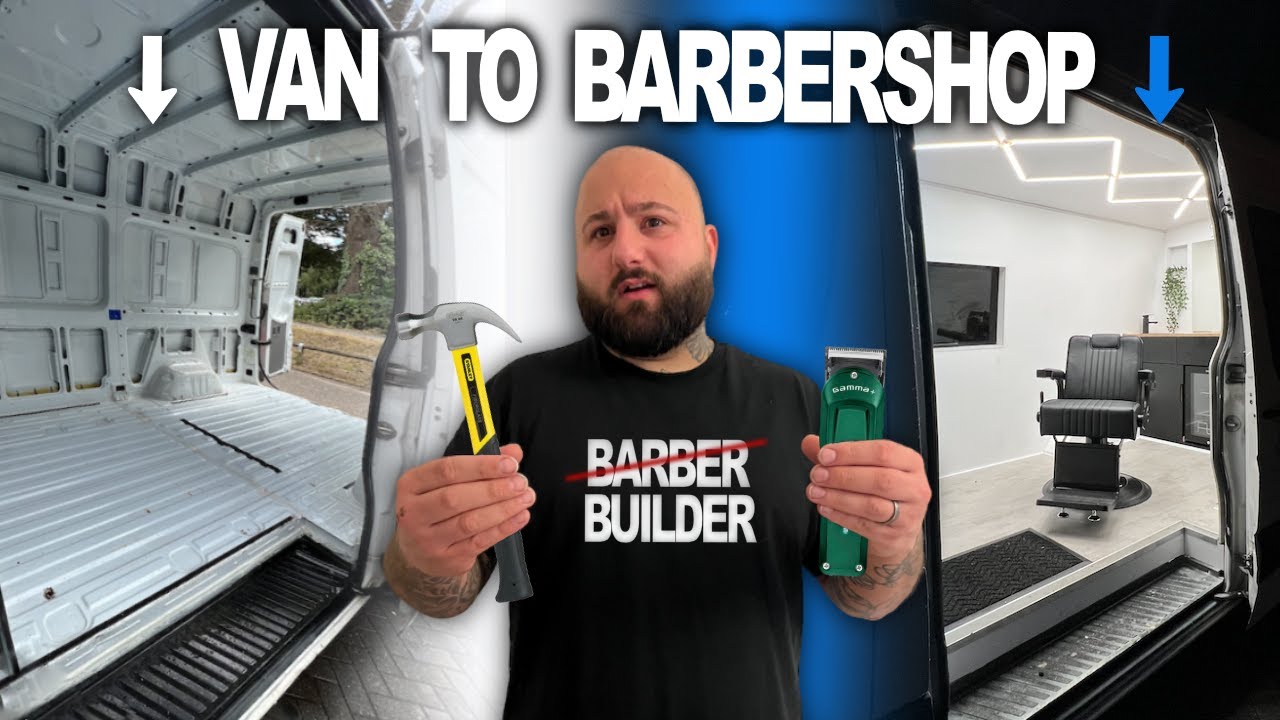 MOBILE BARBERSHOP VAN CONVERSION (Official Trailer) - YouTube