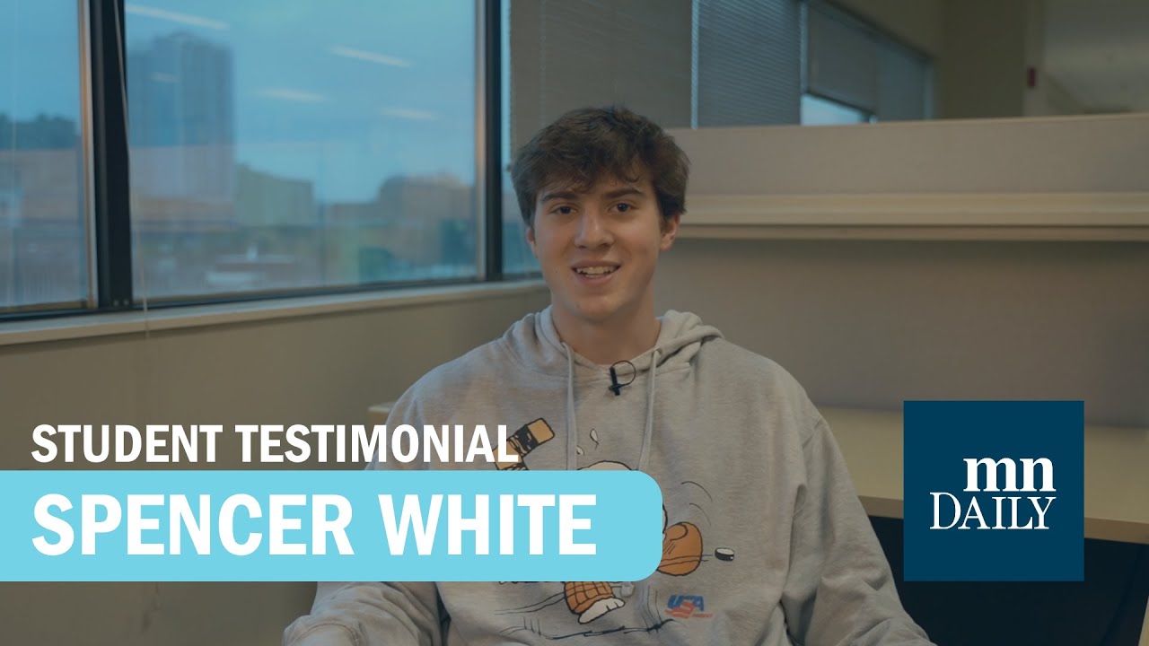 Minnesota Daily | Spencer White | Student Testimonial - YouTube