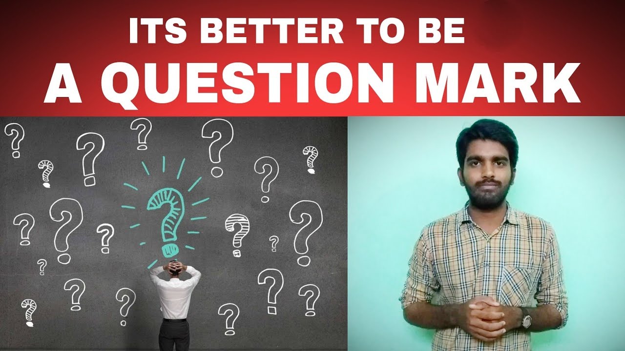 பதிலை விட கேள்வியே மேல் | Better be a Question mark | Conditions Apply ...