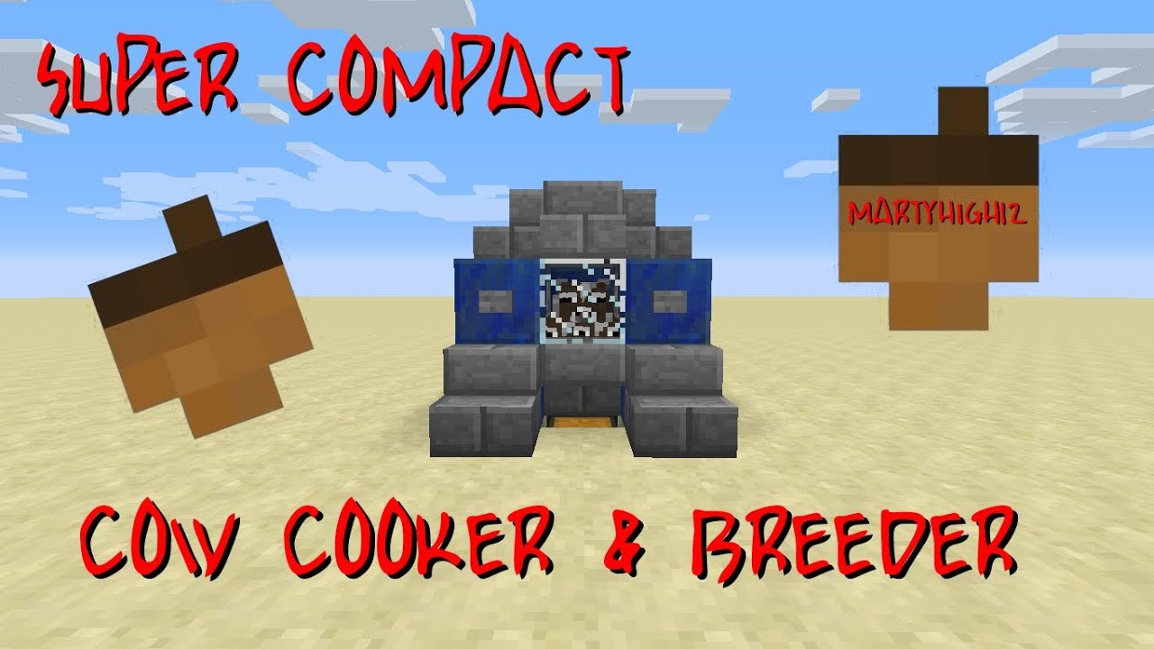 Ultra Compact Cow Cooker and Breeder MineCraft (1.7.2) - YouTube