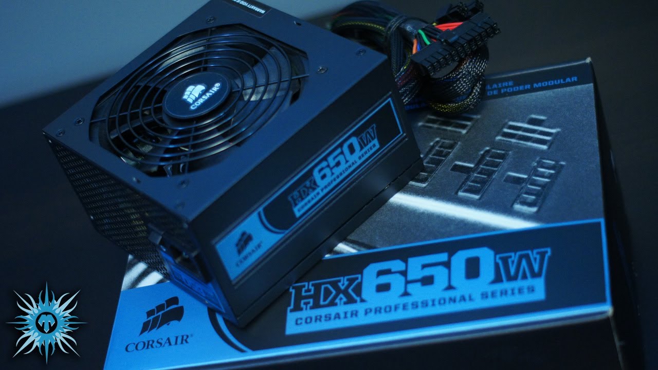 Corsair HX650 Unboxing & Overview - YouTube