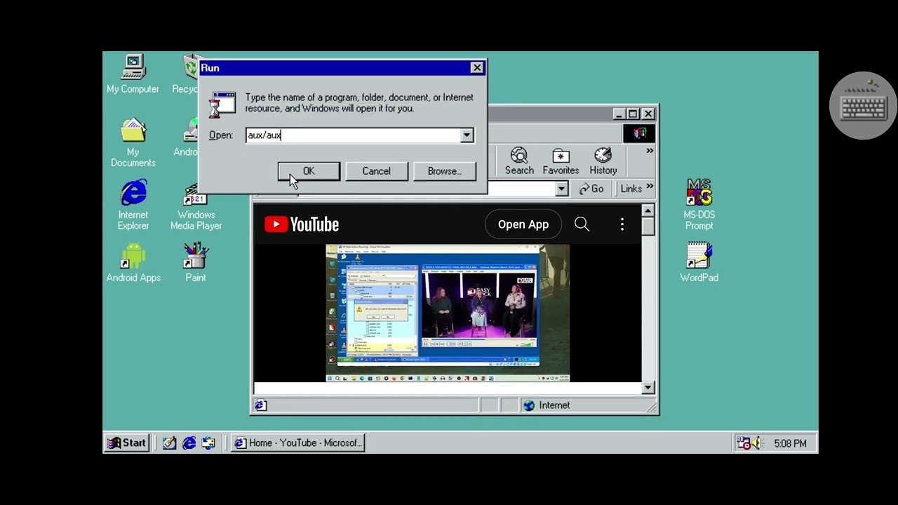 Windows 98 BSOD 3983 - YouTube