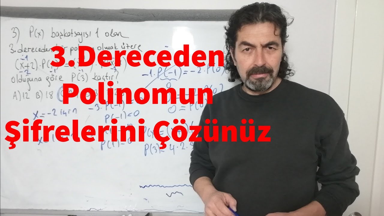3.Dereceden Polinomların Şifrelerini Çözün / Ayt matematik - YouTube