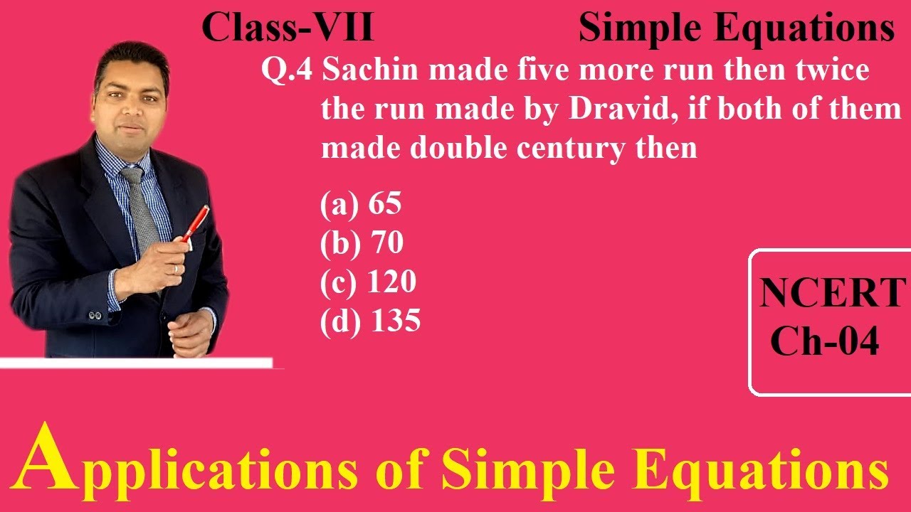 Simple Equations Word Problems YouTube Simple Equations Word Problems YouTube