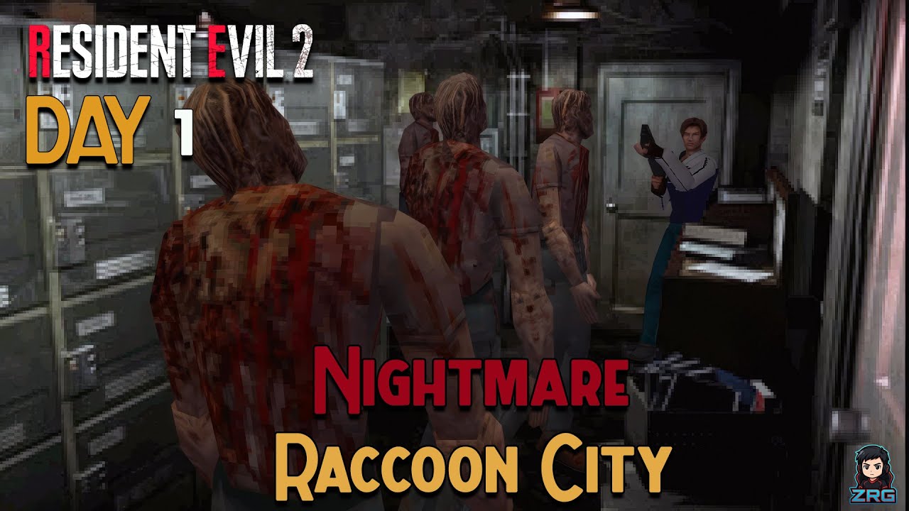Resident Evil 2 l Nightmare Raccoon city เมืองแห่งฝันร้าย [ Day 1 ...